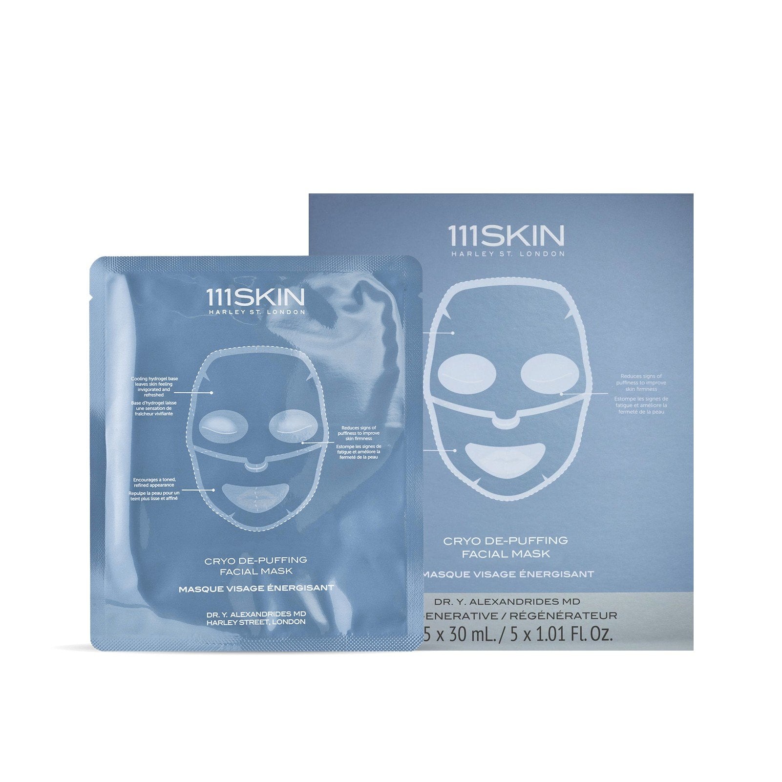 111Skin Cryo De-Puffing Facial Mask 30Ml x5 Perú
