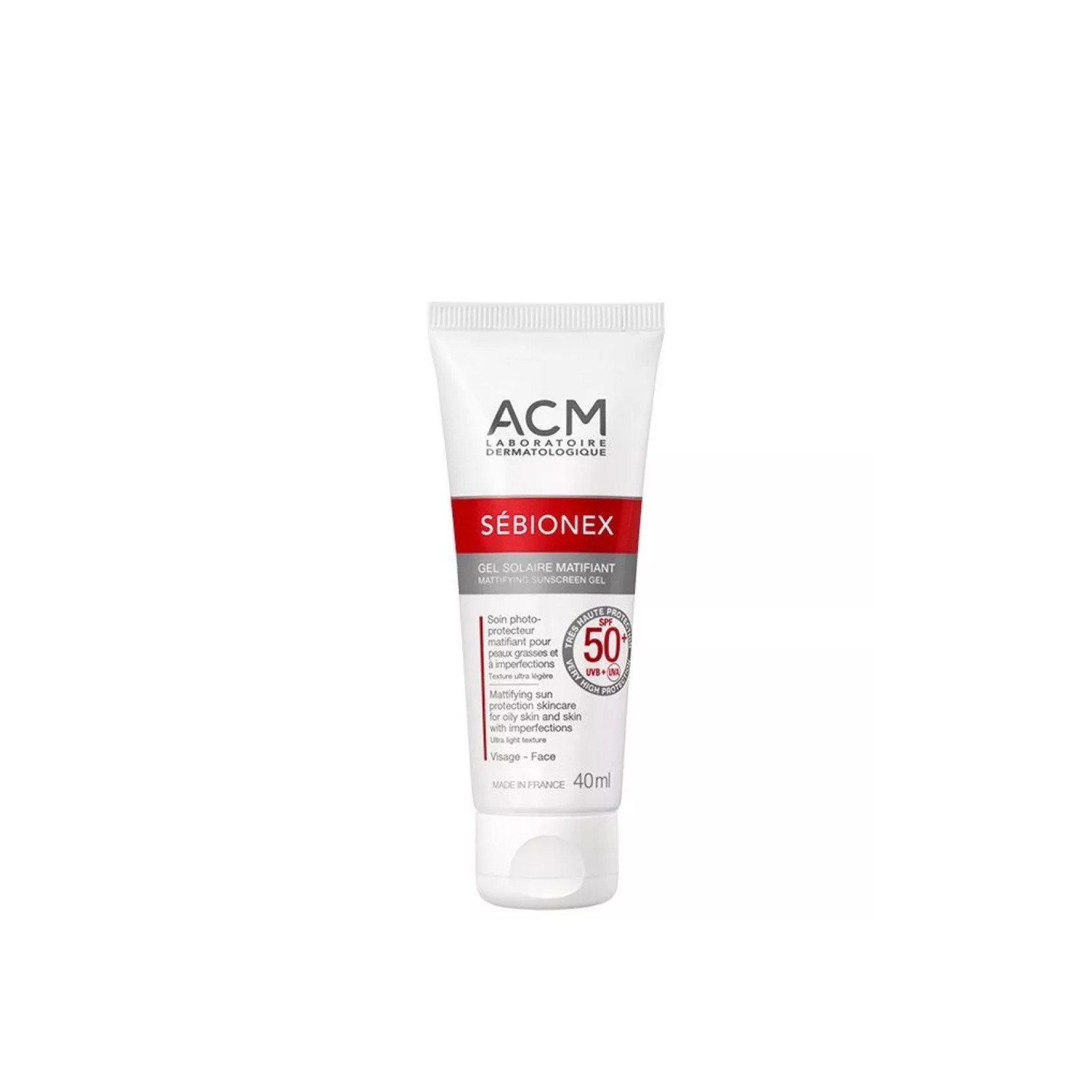 ACM Laboratoire Sébionex Mattifying Sunscreen Gel SPF50+ 40ml Spain