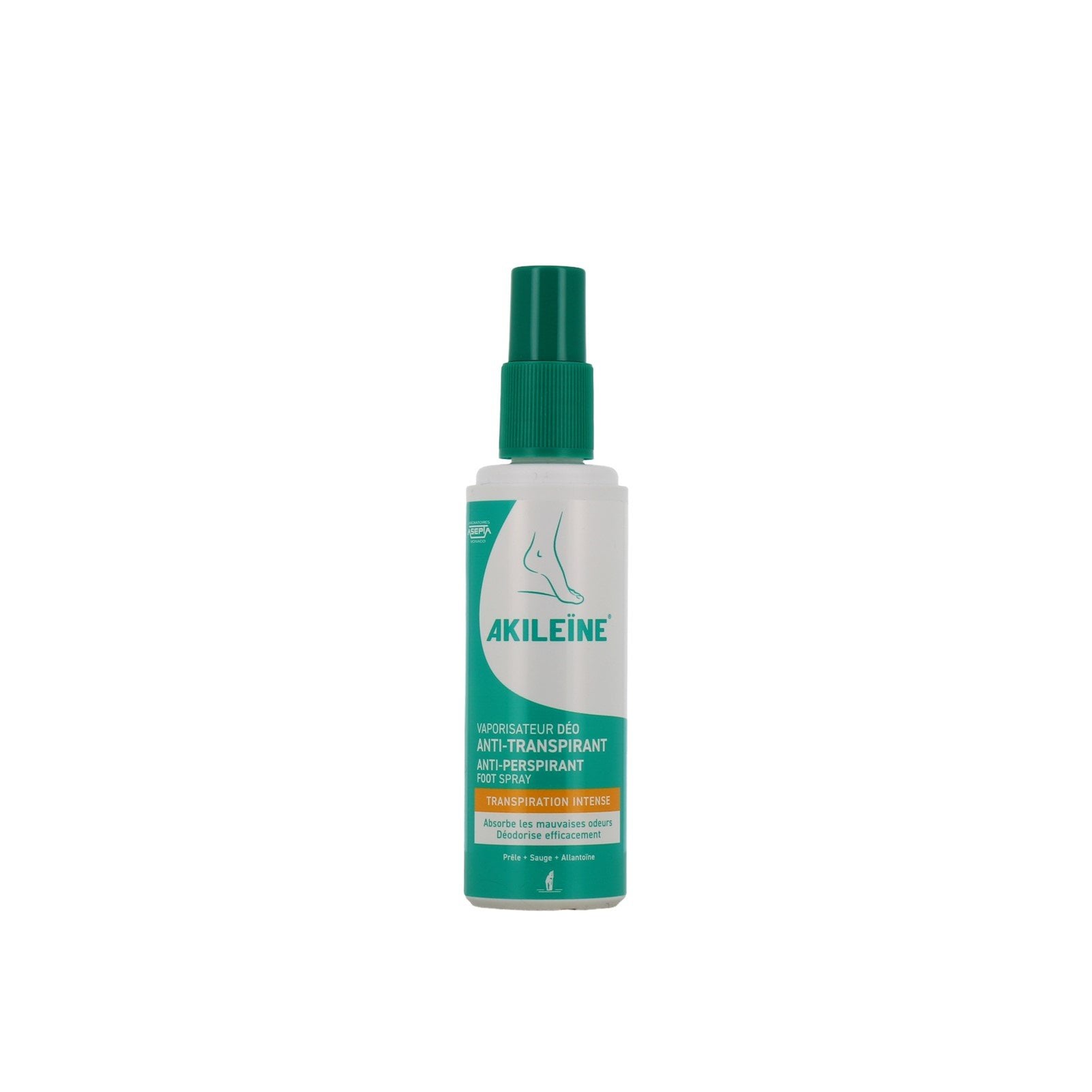 Akileine Antiperspirant Foot Spray 100ml (3.38floz) United States