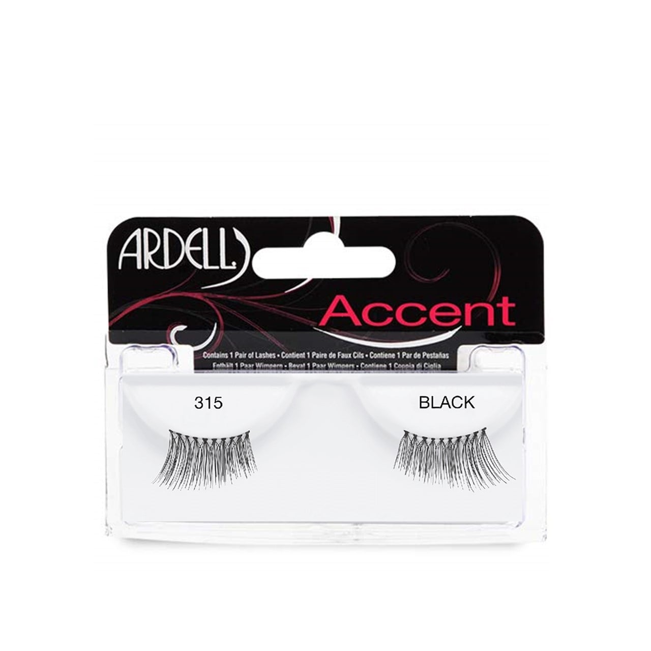 Ardell Accent Lashes 315 Black x1 Pair Seychelles