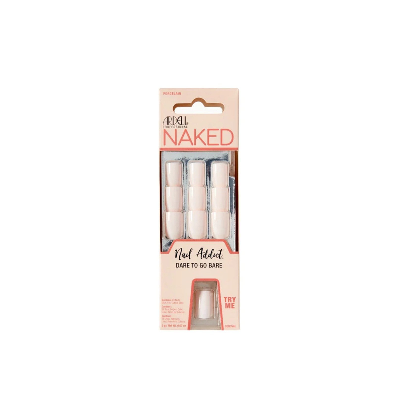 Ardell Naked Nail Addict Press-On Nails Porcelain x28 Ireland