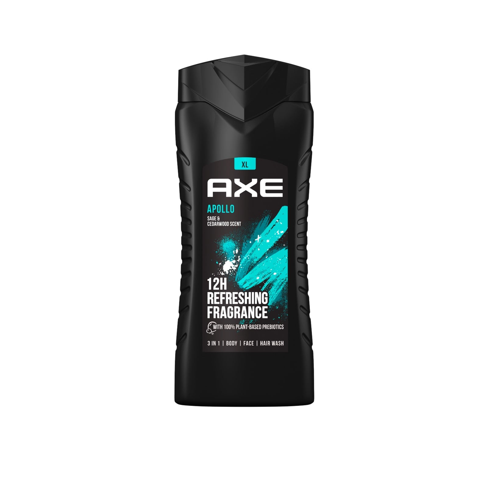 Axe Apollo 12h Refreshing Fragrance 3-In-1 Body Wash 400ml (13.5floz) USA