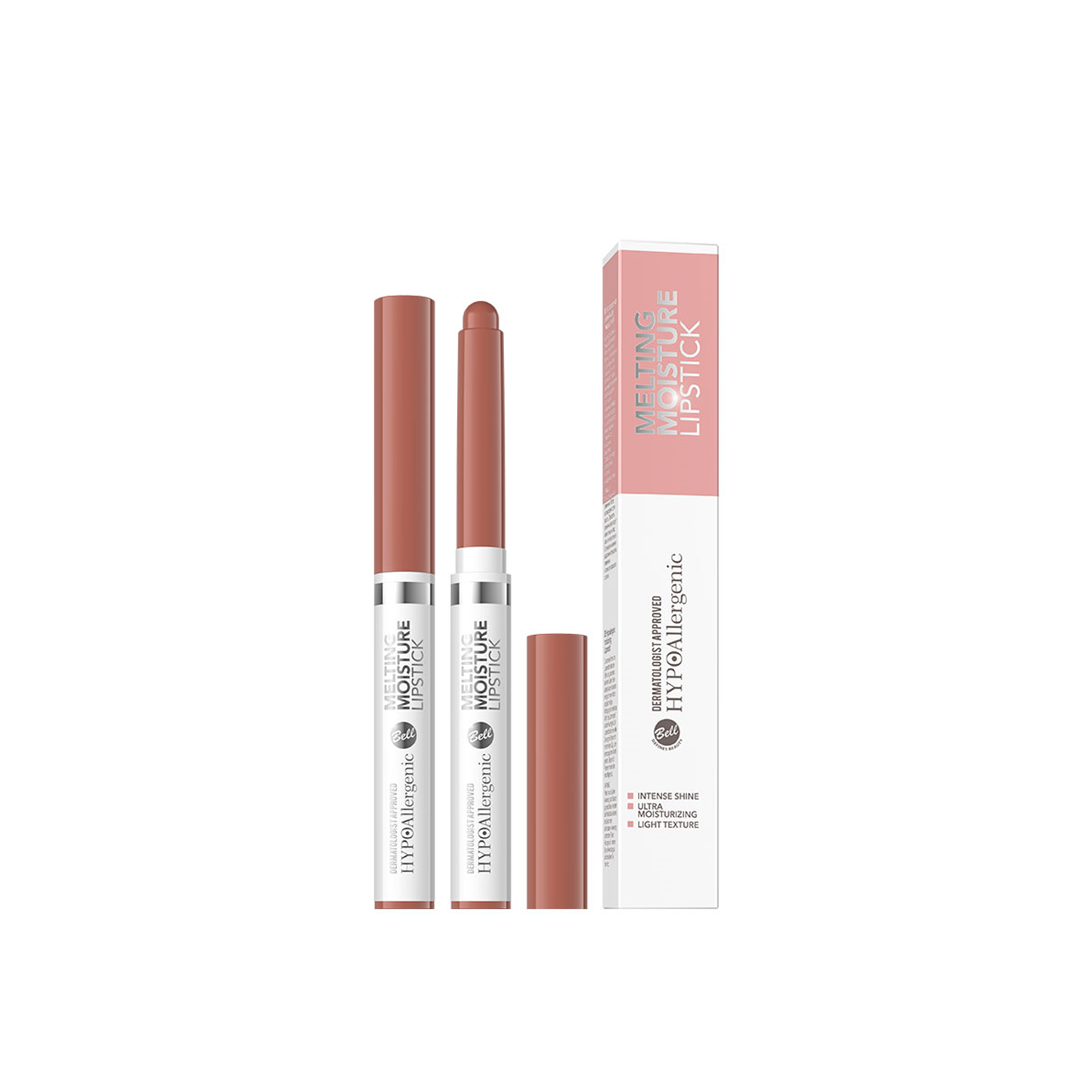 Bell HYPOAllergenic Melting Moisture Lipstick 003 Rose Wood USA