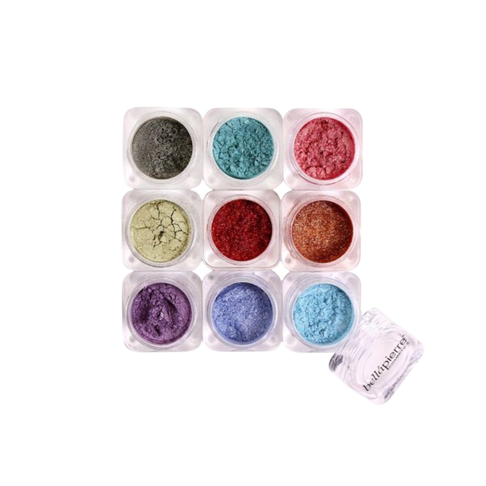 Bellapierre Cosmetics 9-Stack Mineral Shimmer Powder Fabulous 15.75g (0 ...