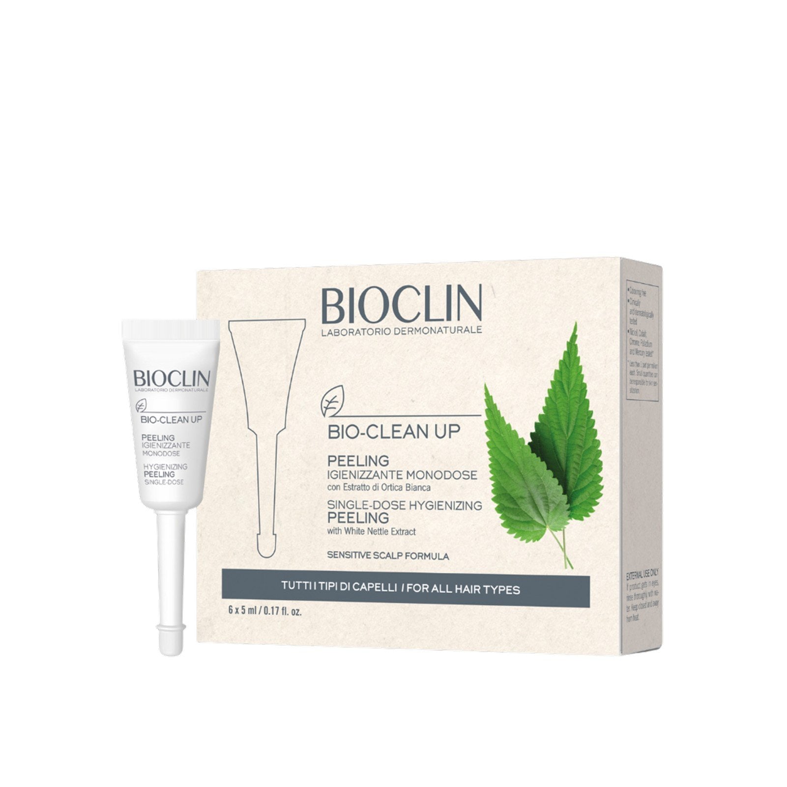 Bioclin Bio-Clean Up Single-Dose Hygienizing Peeling 6x5ml (6x0.17floz) USA