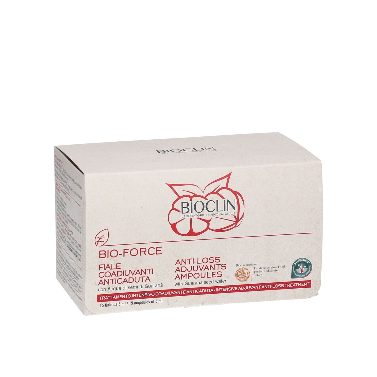 Bioclin Bio-Force Anti-Loss Adjuvants Ampoules Hair Loss 15x5ml USA