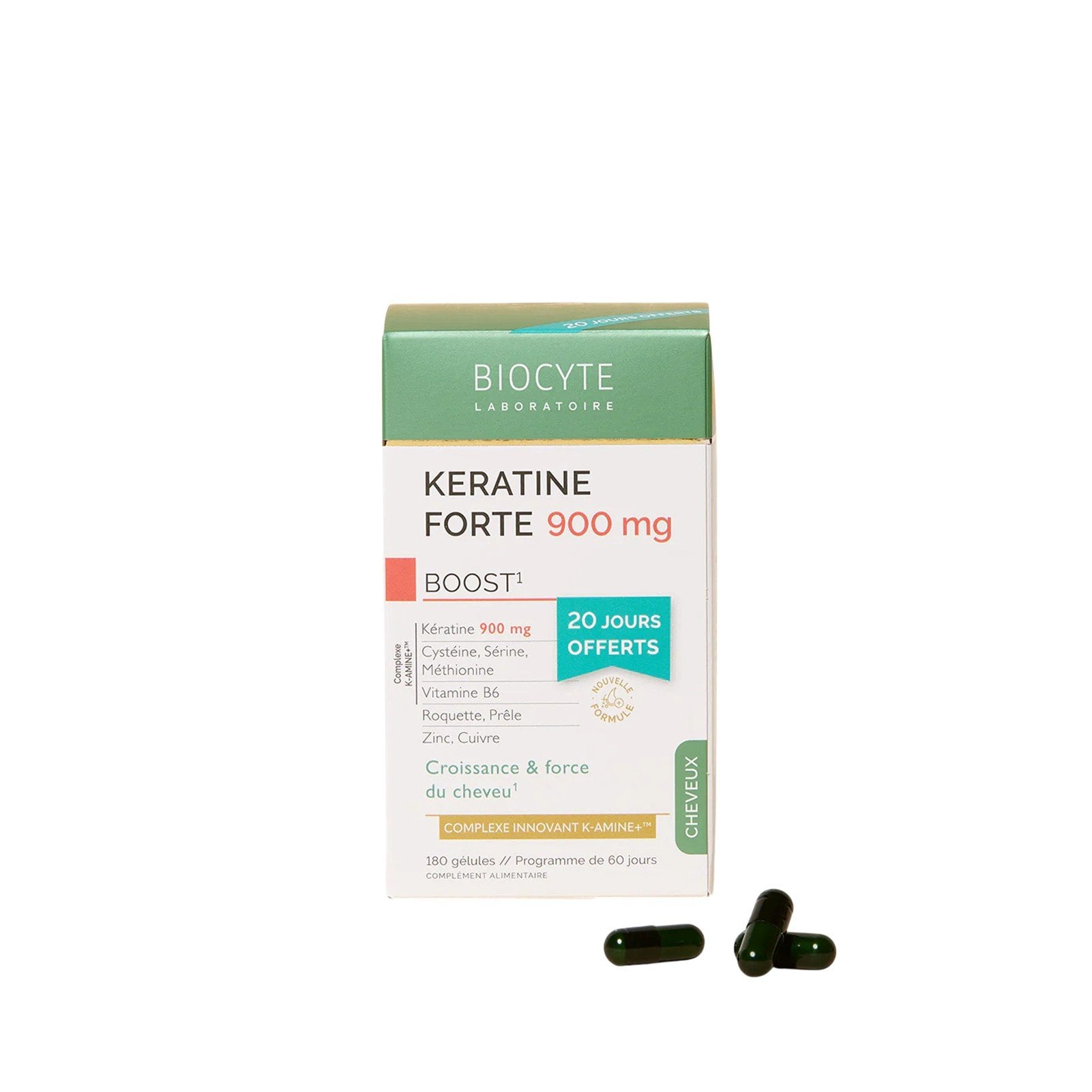 Biocyte Keratine Forte Full Spectrum Hair Capsules x180 Pakistan