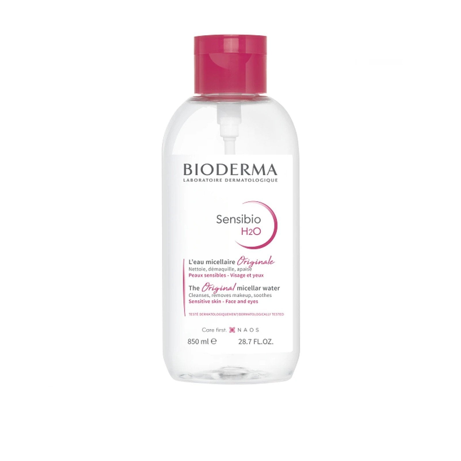 Bioderma Sensibio H2O The Original Micellar Water Pump Reverse 850ml ...