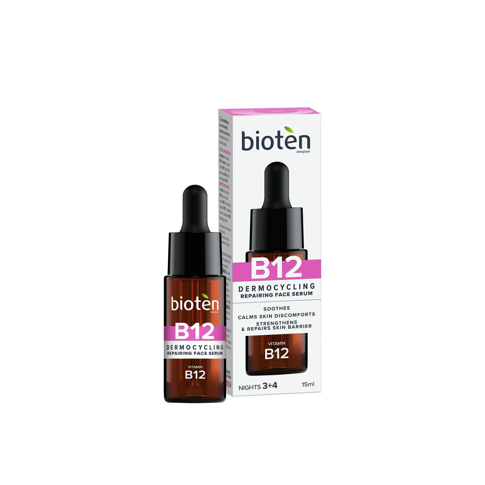 Bioten Dermocycling B12 Repairing Face Serum 15Ml France