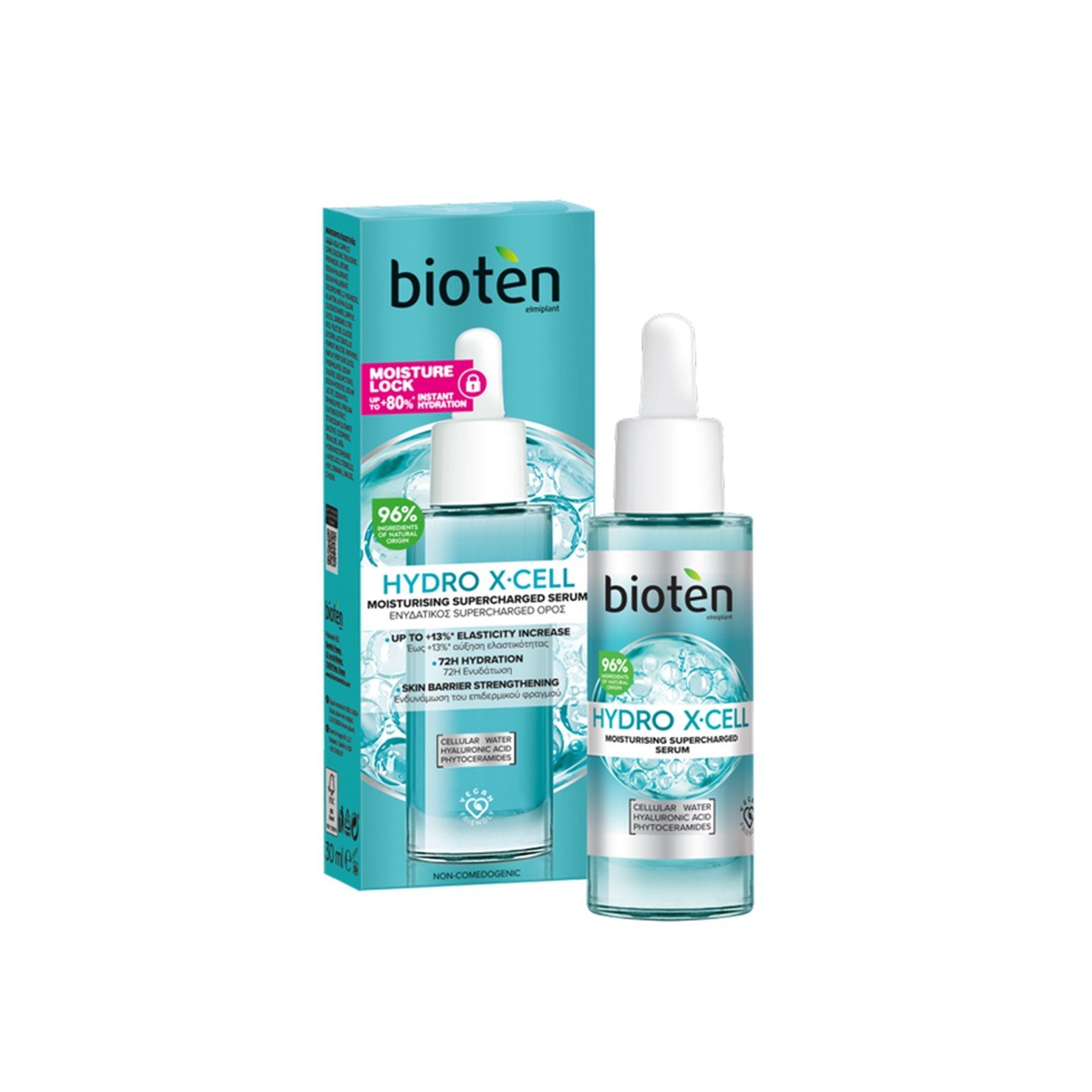 bioten Hydro X∙Cell Moisturizing Supercharged Serum 72h Hydration 30ml ...