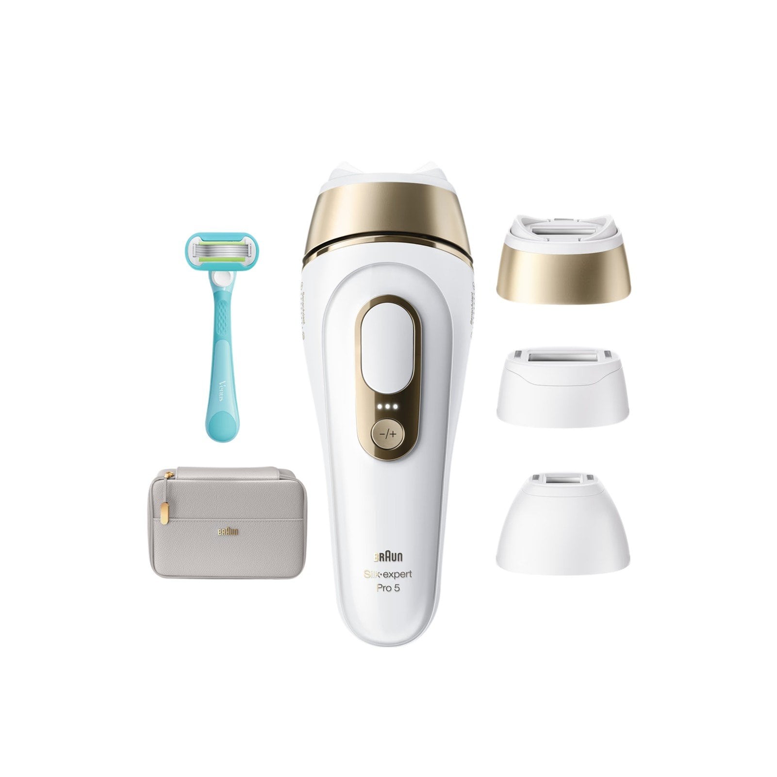 Braun Silk-Expert Pro 5 Système D'épilation à Lumière Pulsée Or Pl5311 ...