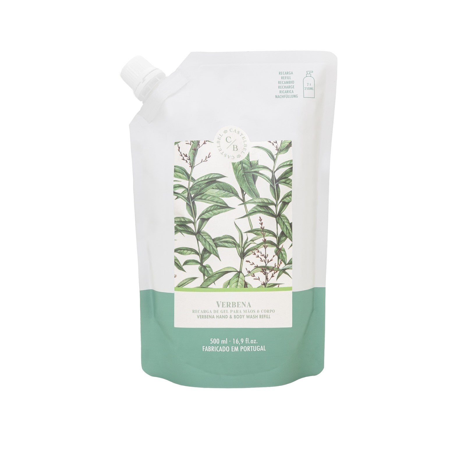 Castelbel Verbena Hand & Body Wash Refill 500ml Oman