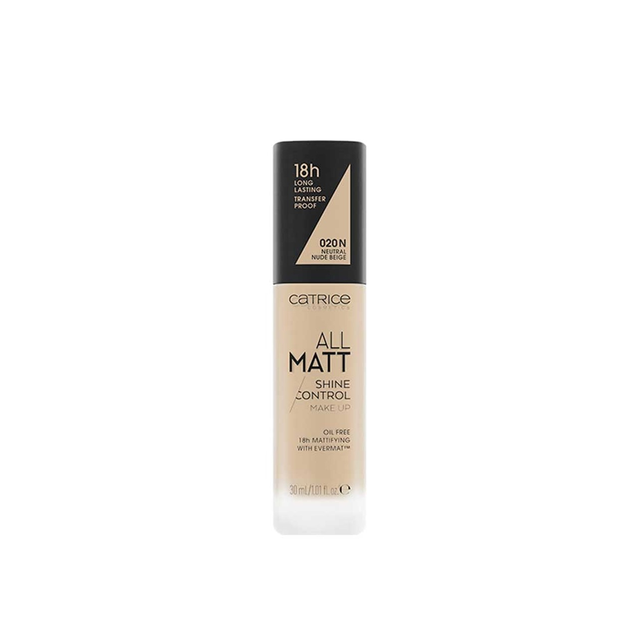 Catrice All Matt Shine Control Makeup 020 N Neutral Nude Beige 30ml (1 ...