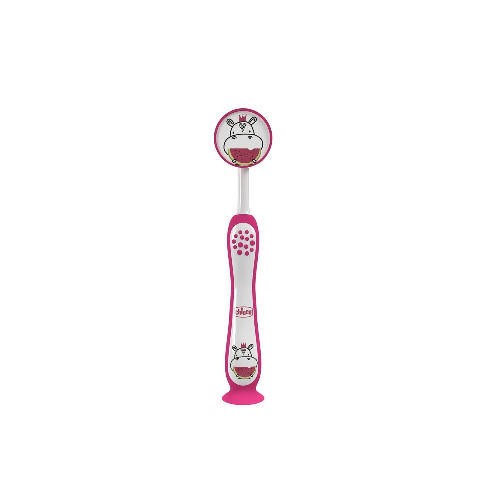 Chicco Milk Teeth Toothbrush 3-6 Years Pink Hippo x1 Fiji