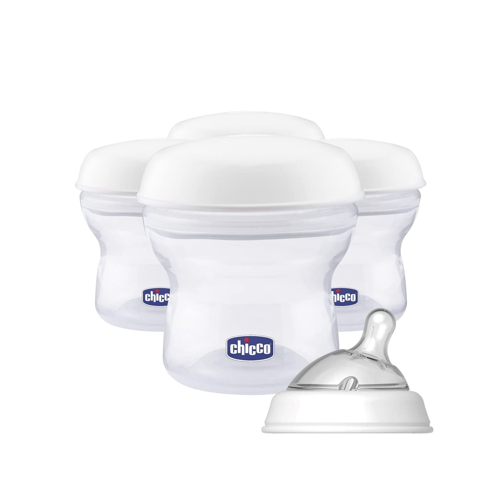 Chicco Multi-Use Milk Containers 150ml x4 (5 fl oz x4) USA