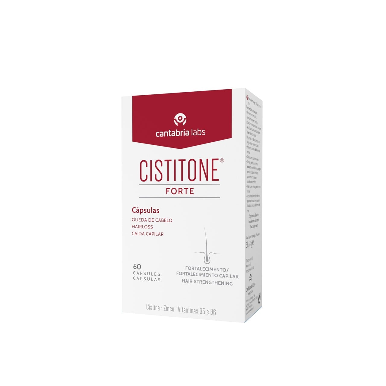 Cistitone Forte Hairloss & Hair Strengthening Capsules x60 USA