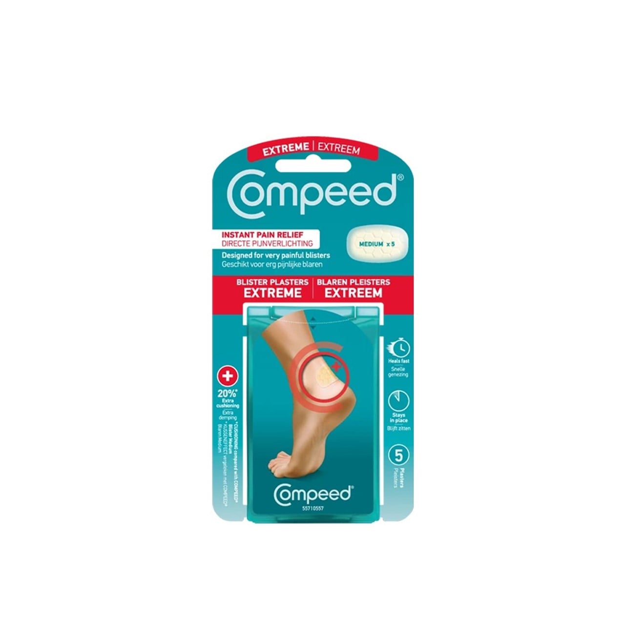 Compeed Blister Extreme Healing Medium Plasters x5 Israel