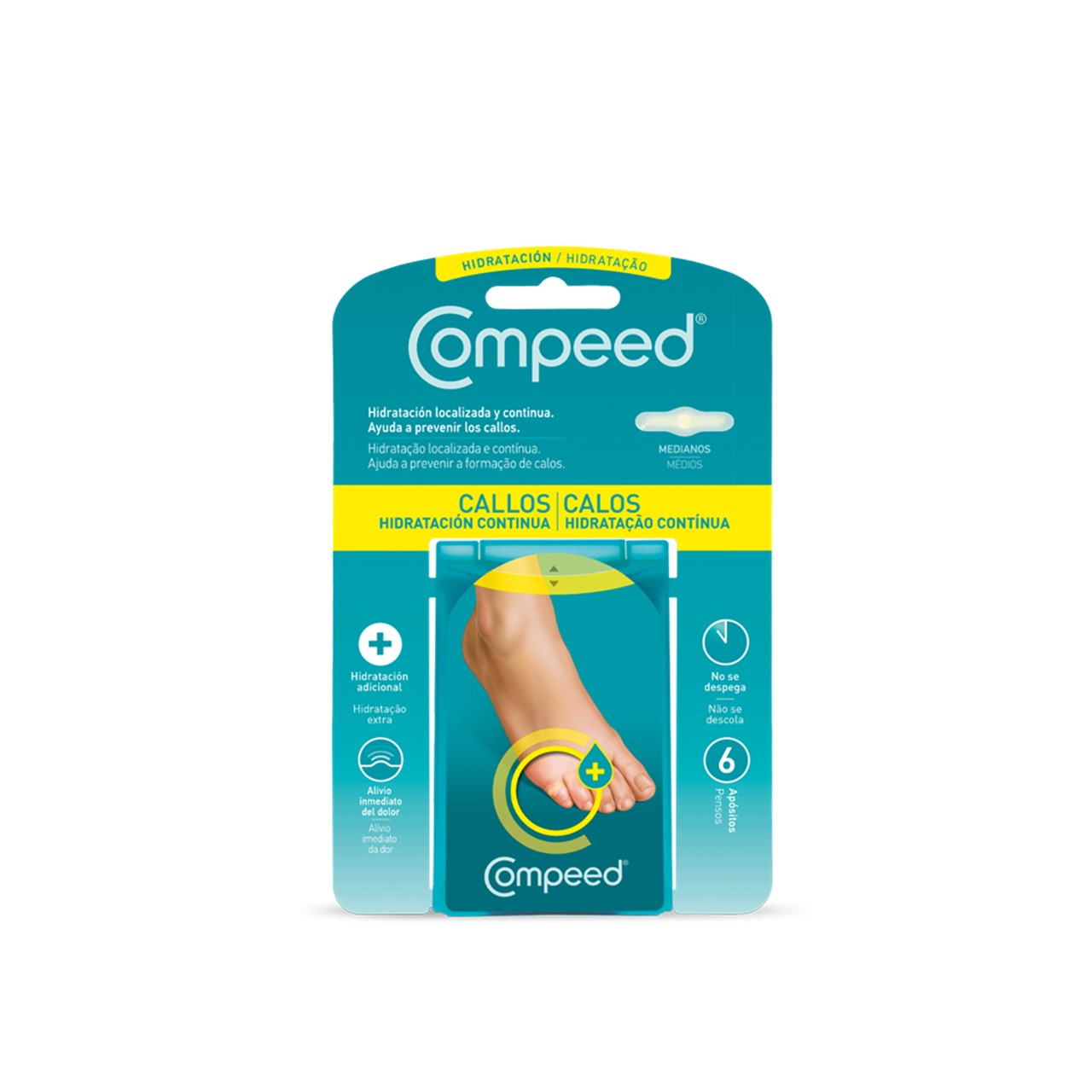 Compeed Corn Moisturizing Medium Plasters x6 United States
