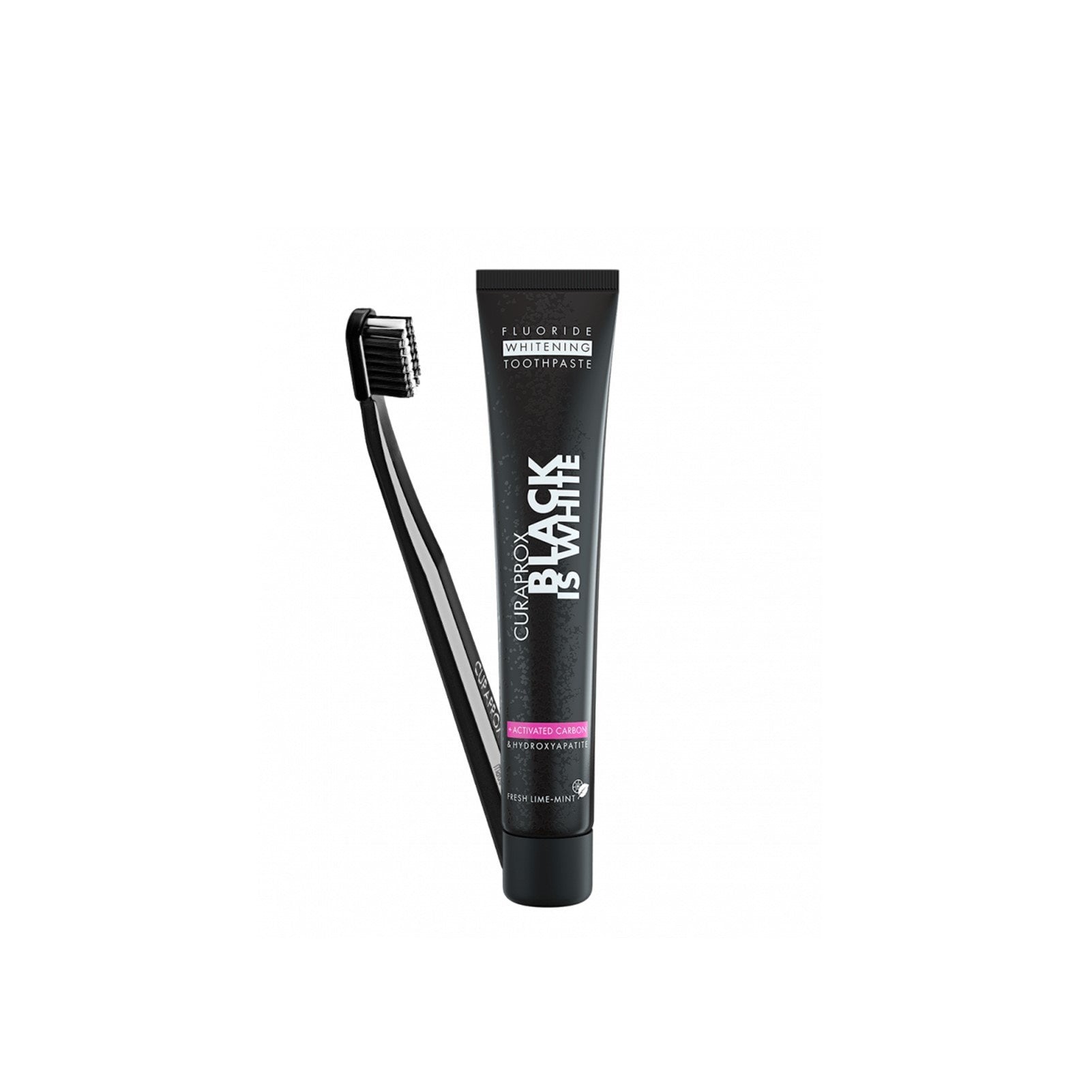 Curaprox Black Is White Toothbrush Black + Toothpaste 90Ml México