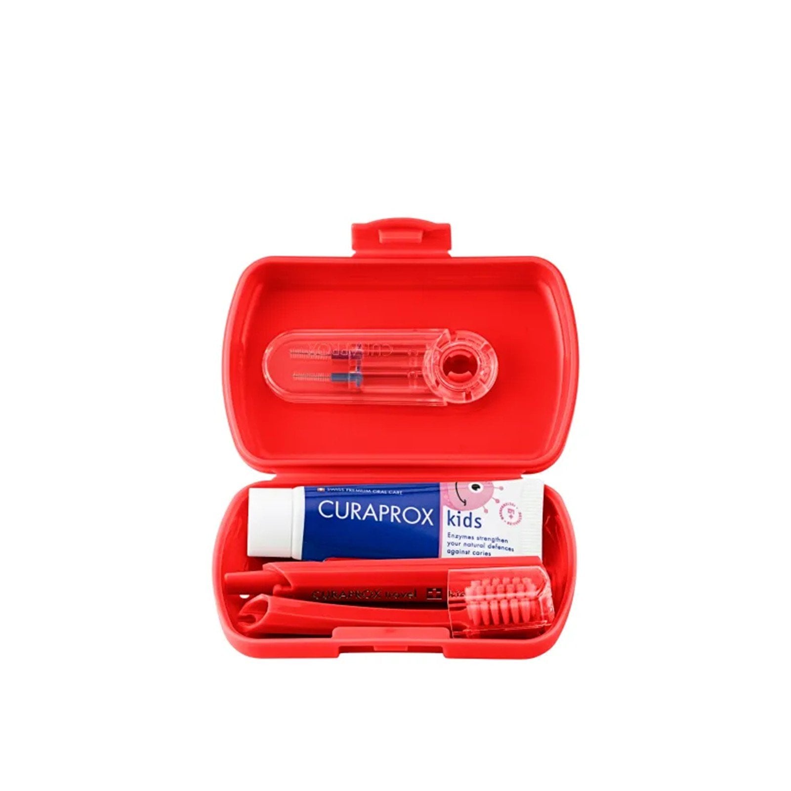 Curaprox Kids Travel Set Red Guatemala