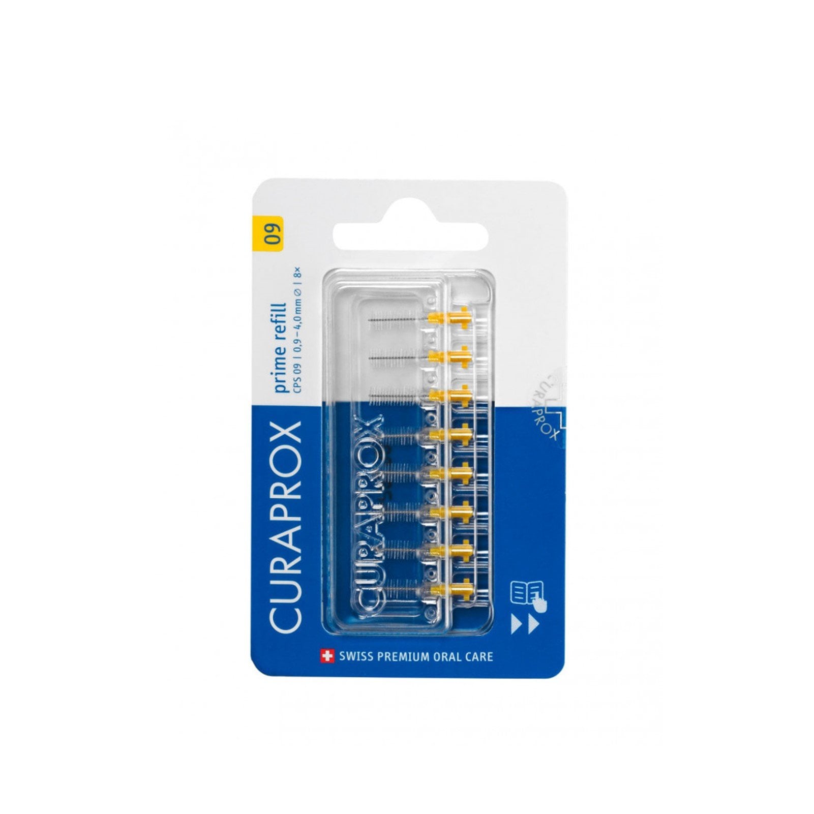 Curaprox Prime Interdental Brush 09 Refill x8 USA