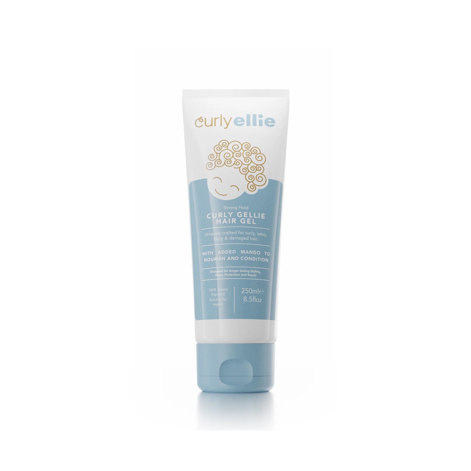 Curlyellie Gel Fijador Fuerte Para Rizos Curly Gellie 250Ml (8.5Floz ...