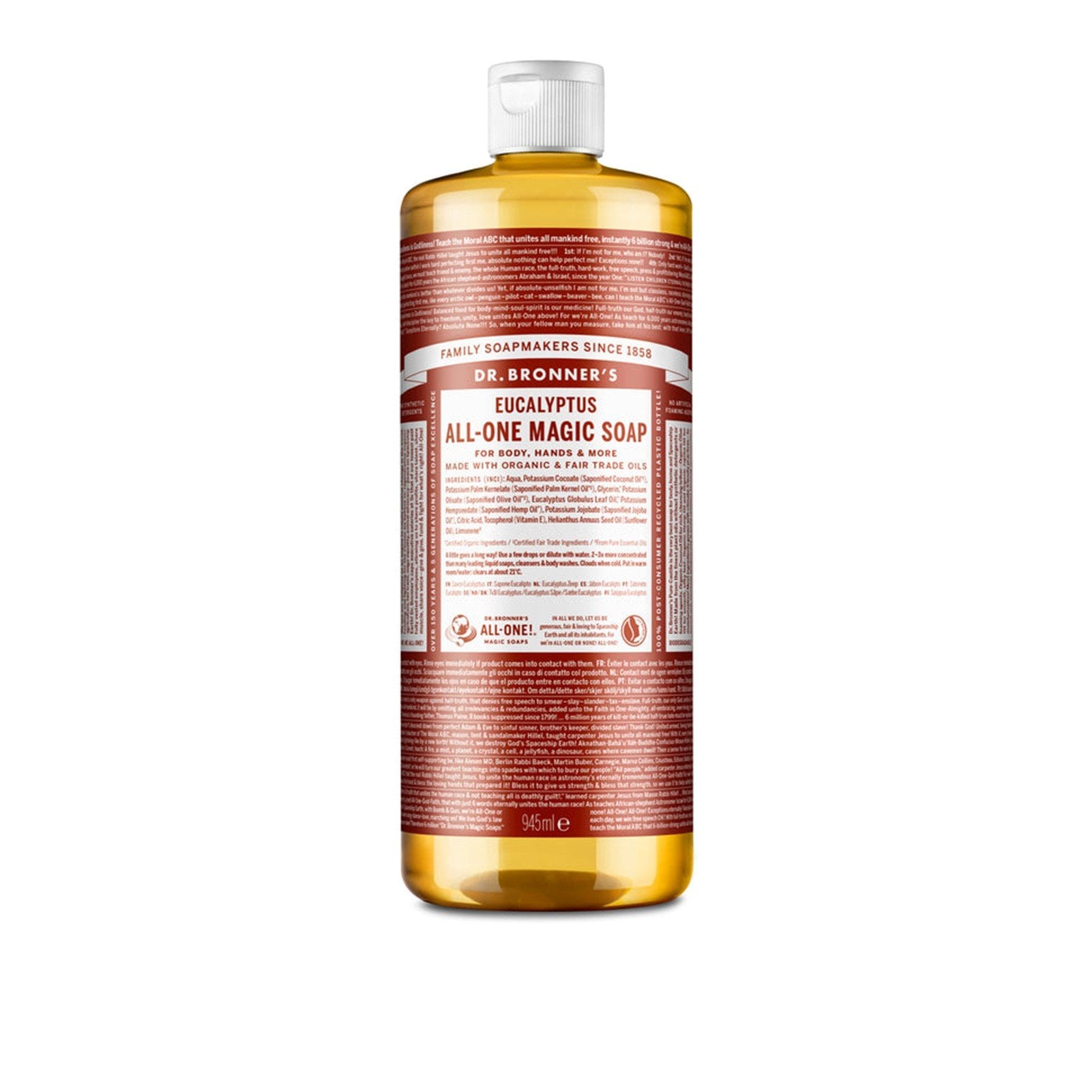 Dr. Bronner's All-One Magic Soap Eucalyptus 945ml Philippines