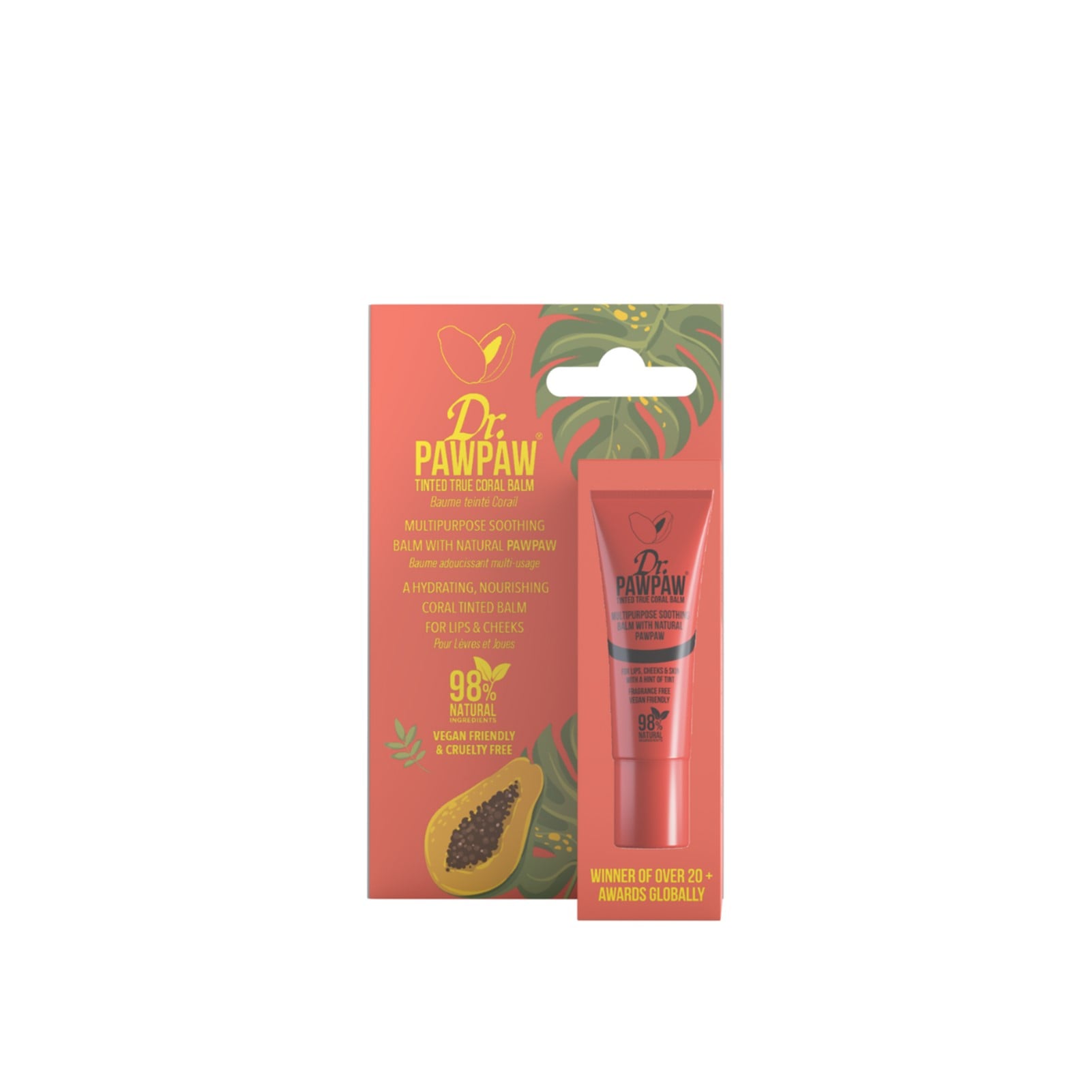 Dr. PawPaw True Coral Balm 10ml (0.33floz) USA