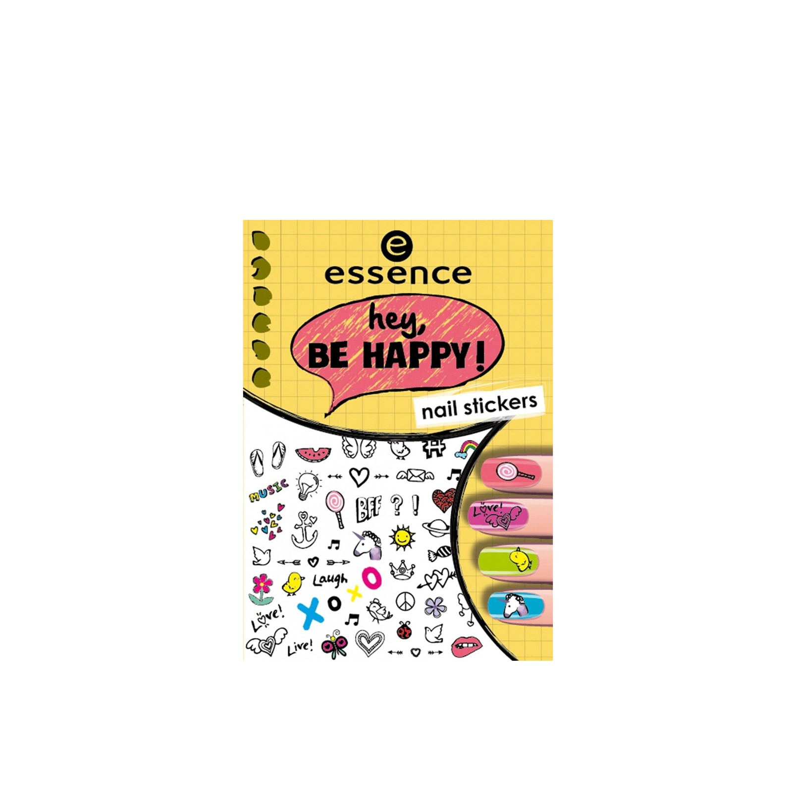 essence Hey, Be Happy! Nail Stickers 05 USA