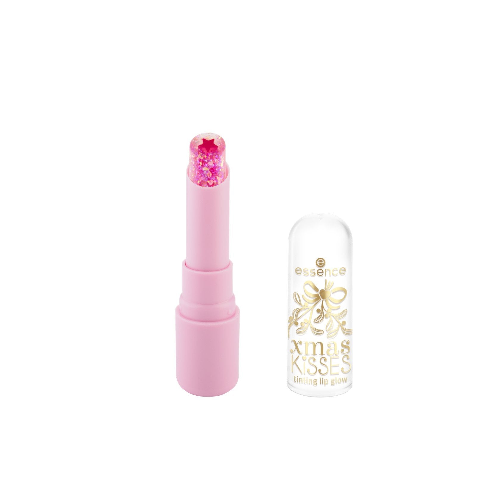 Essence Xmas Kisses Tinting Lip Glow 01 Star Kiss Bliss! 3g Brasil