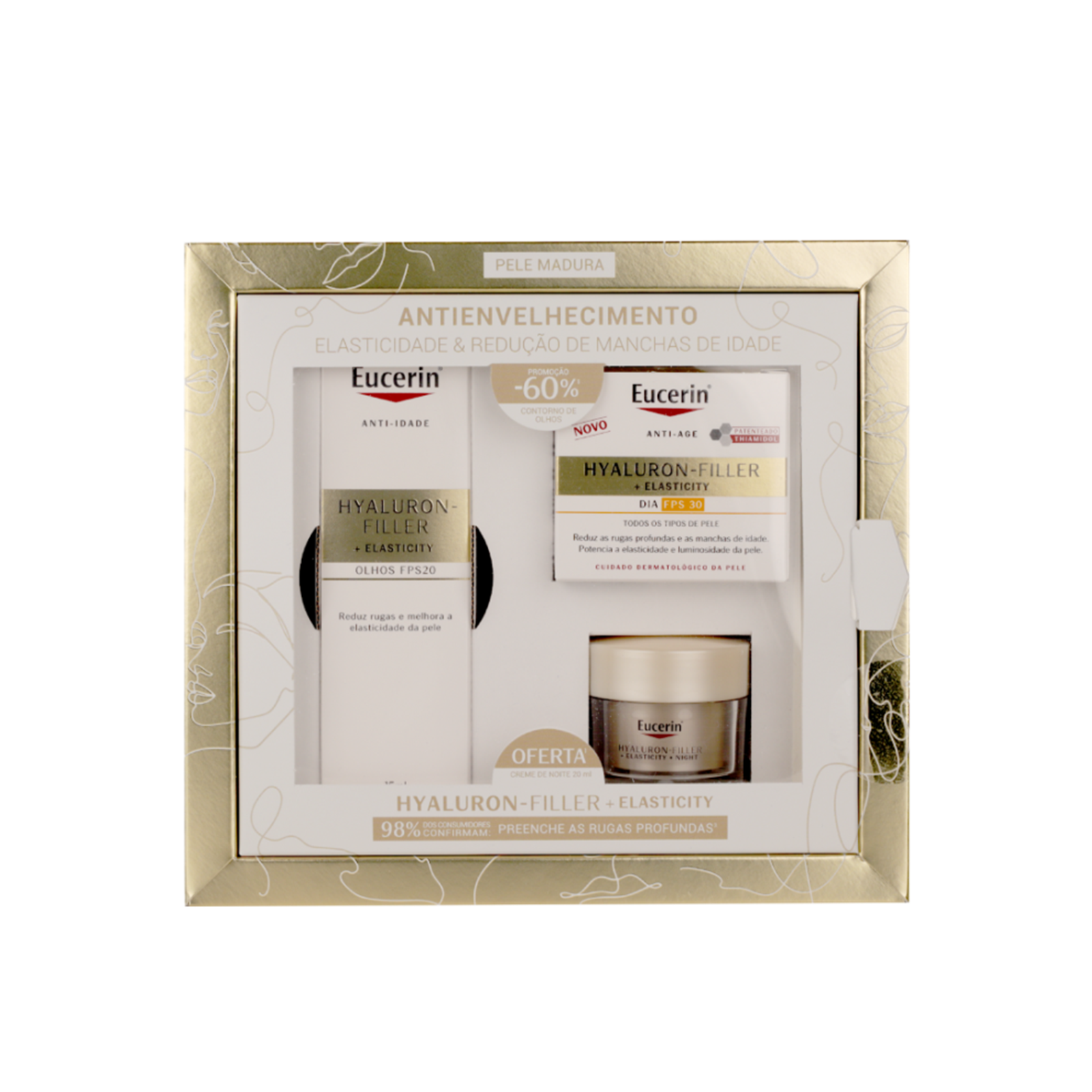 Eucerin Hyaluron-Filler + Elasticity Day Cream Fps30 Gift Set México