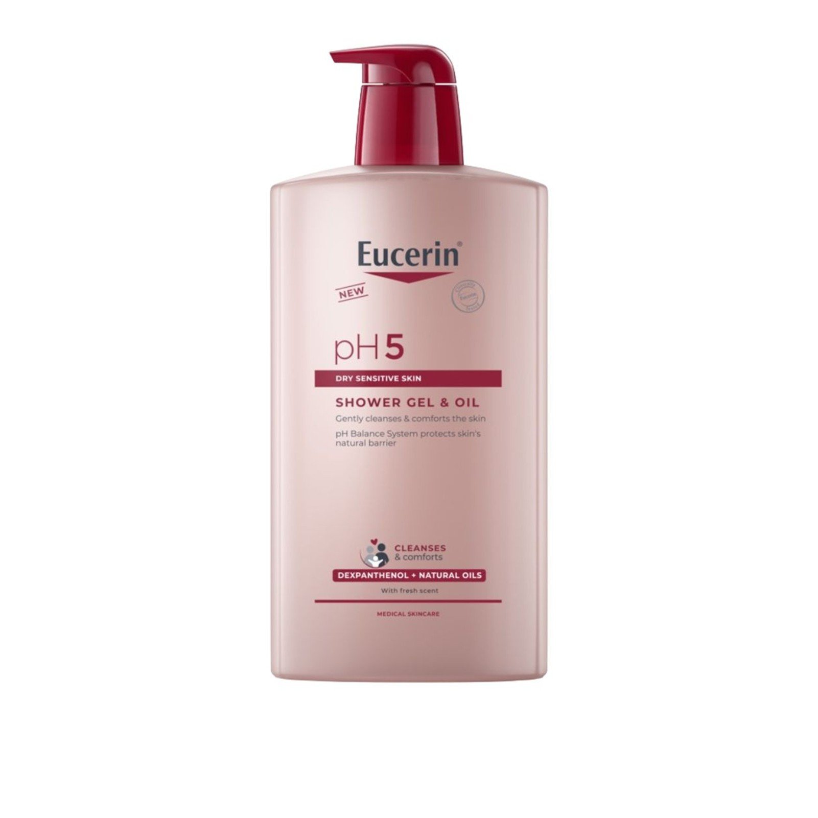 Eucerin pH5 Shower Gel & Oil 1L Israel