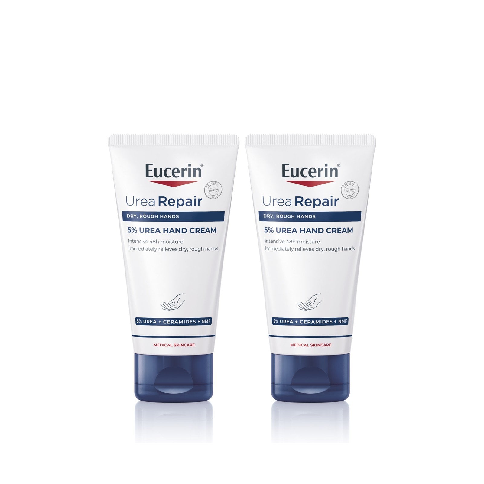 Eucerin UreaRepair Plus Hand Cream 5% Urea 75mlx2 (2.53flozx2) USA