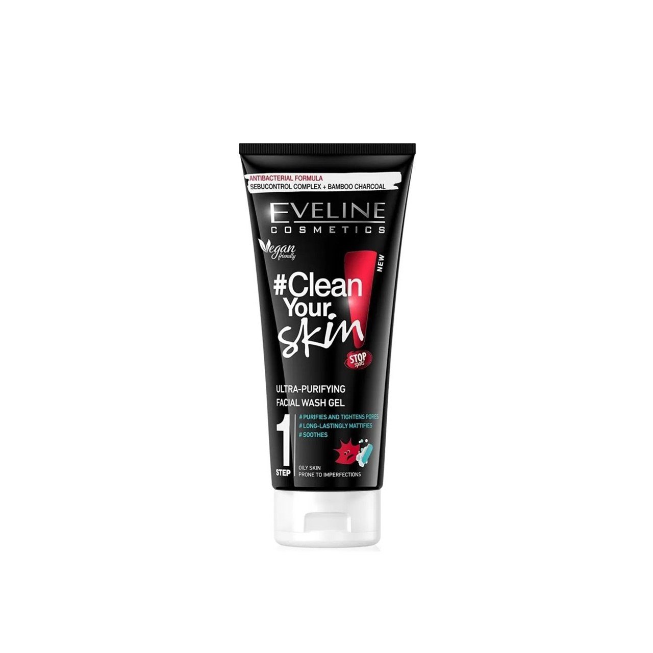 Eveline Cosmetics Clean Your Skin Ultra-Purifying Facial Wash Gel 200ml ...