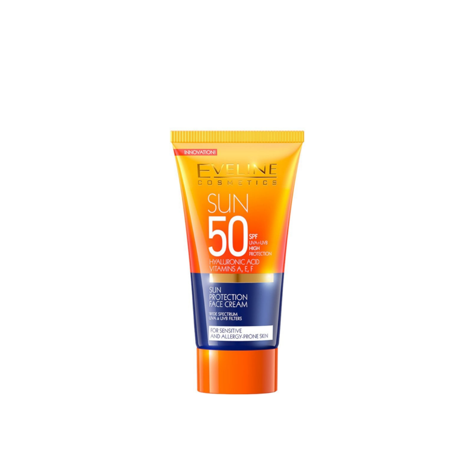 Eveline Cosmetics Sun Protection Face Cream SPF50 50ml (1.76floz) USA