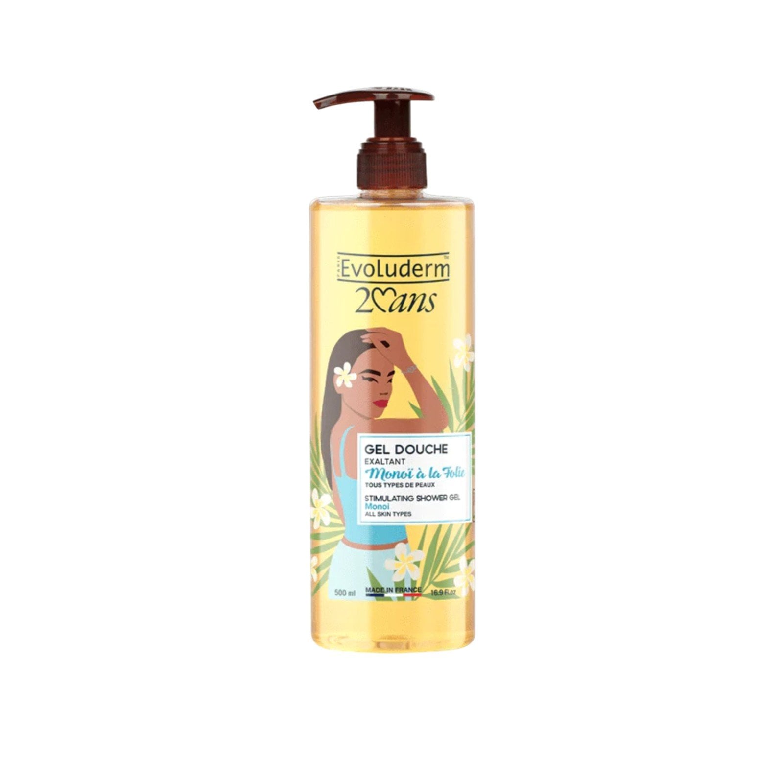 Evoluderm Monoï à la Folie Stimulating Shower Gel 500Ml Angola