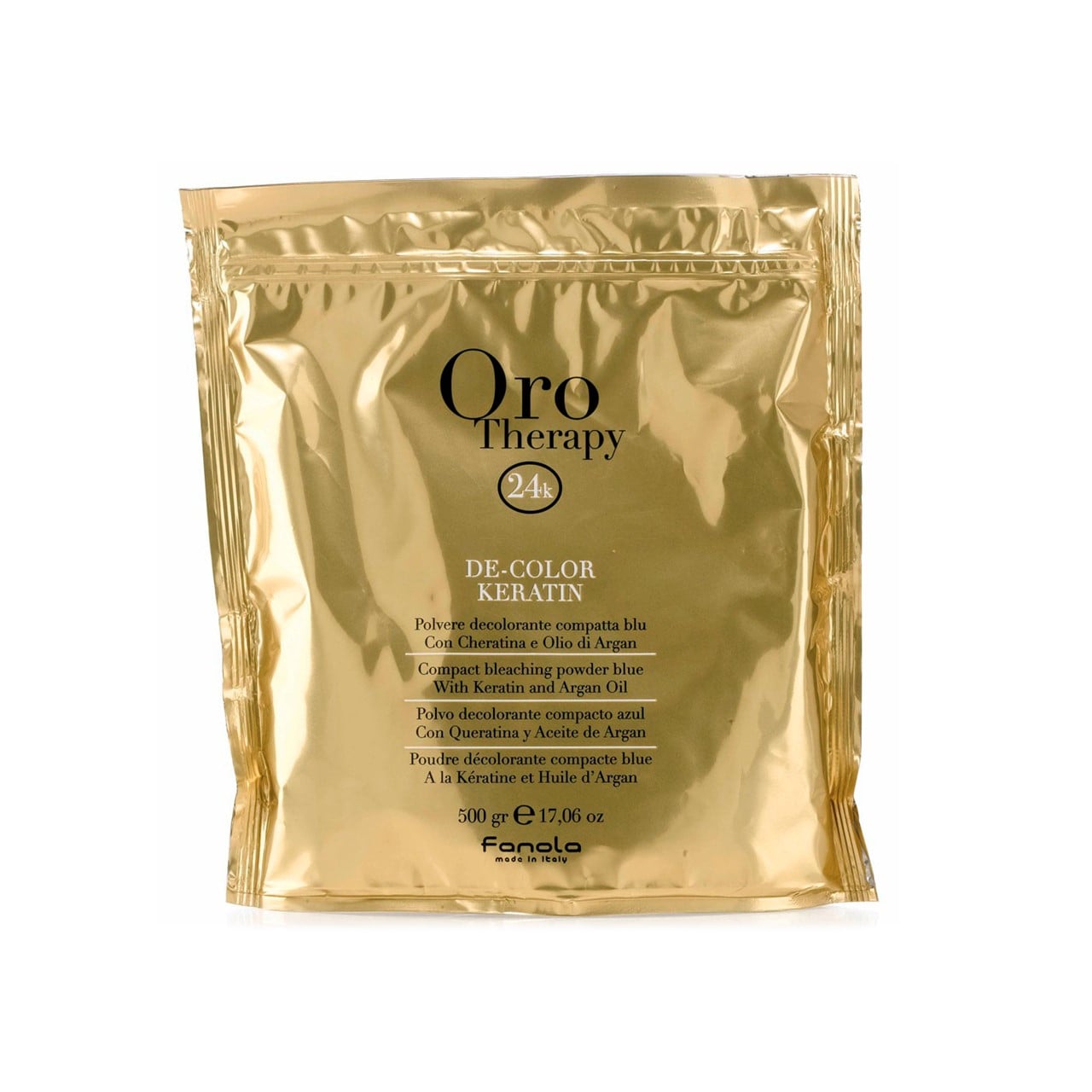Fanola Oro Therapy 24k De-Color Keratin Compact Bleaching Powder 500g ...