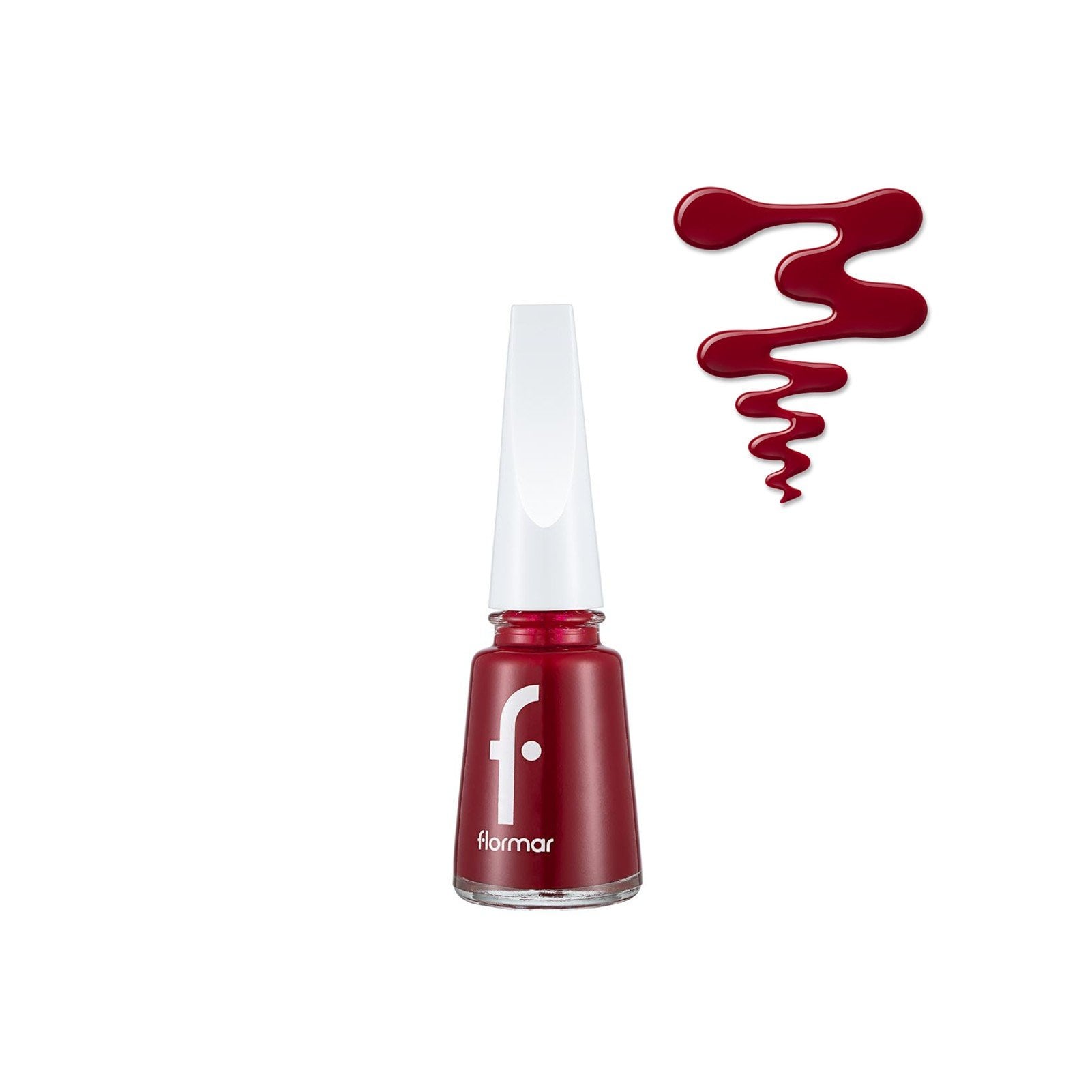 Flormar Nail Enamel 406 Dark Red 11ml (0.37floz) USA