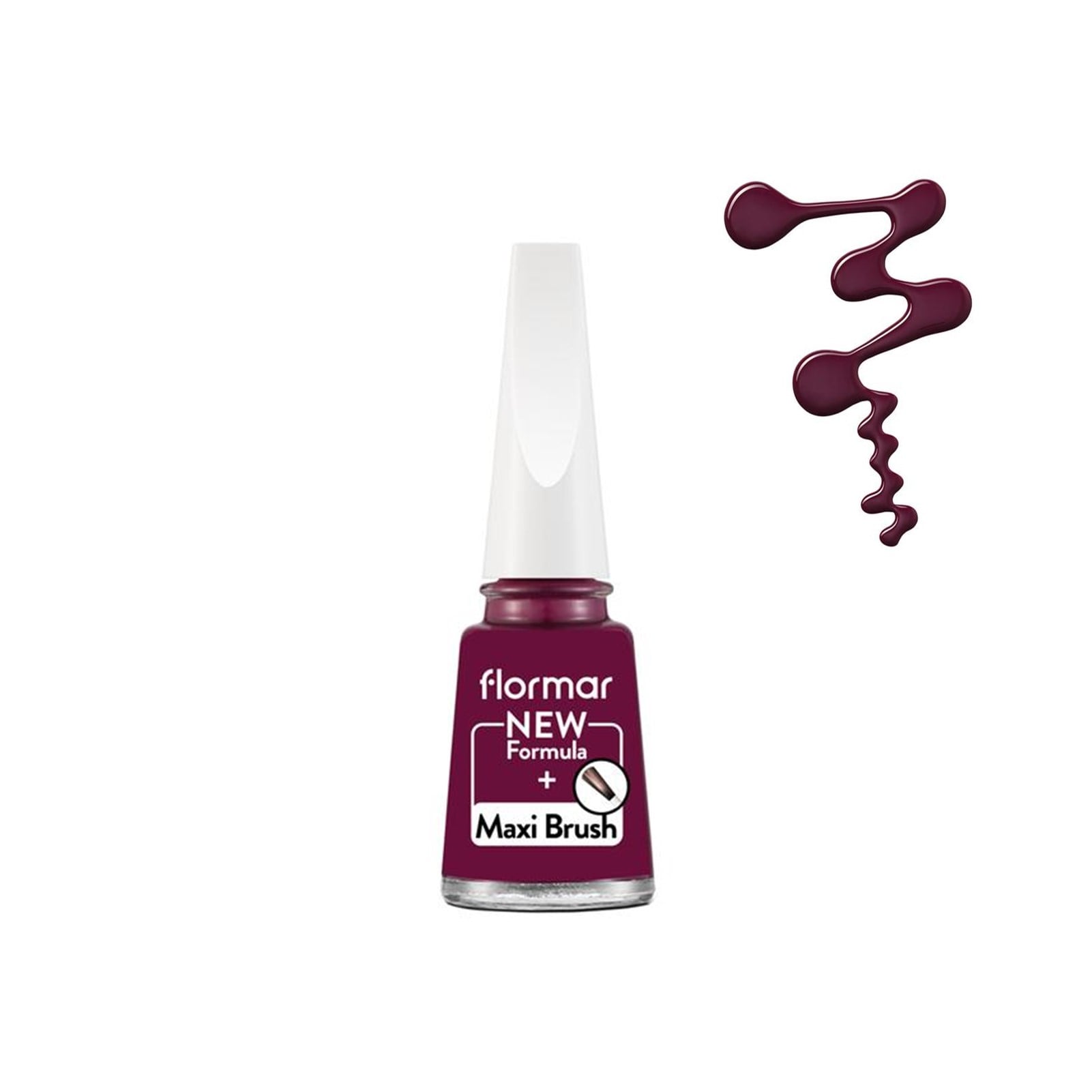 Flormar Nail Enamel 517 Chic Raspberry 11ml (0.37 fl oz) USA