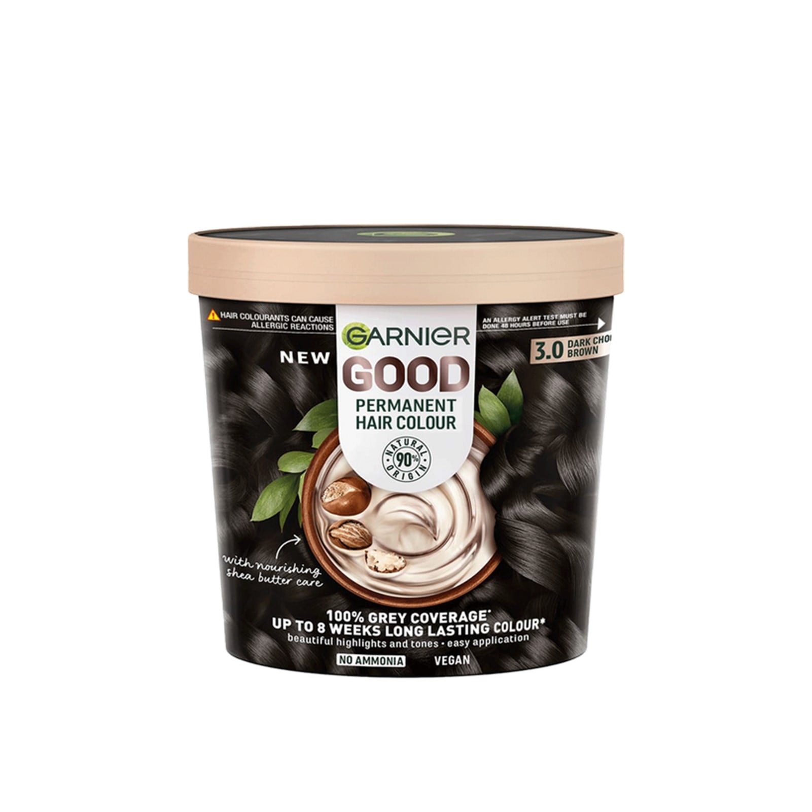 Garnier Good Permanent Hair Dye 3.0 Dark Chocolate Brown Israel