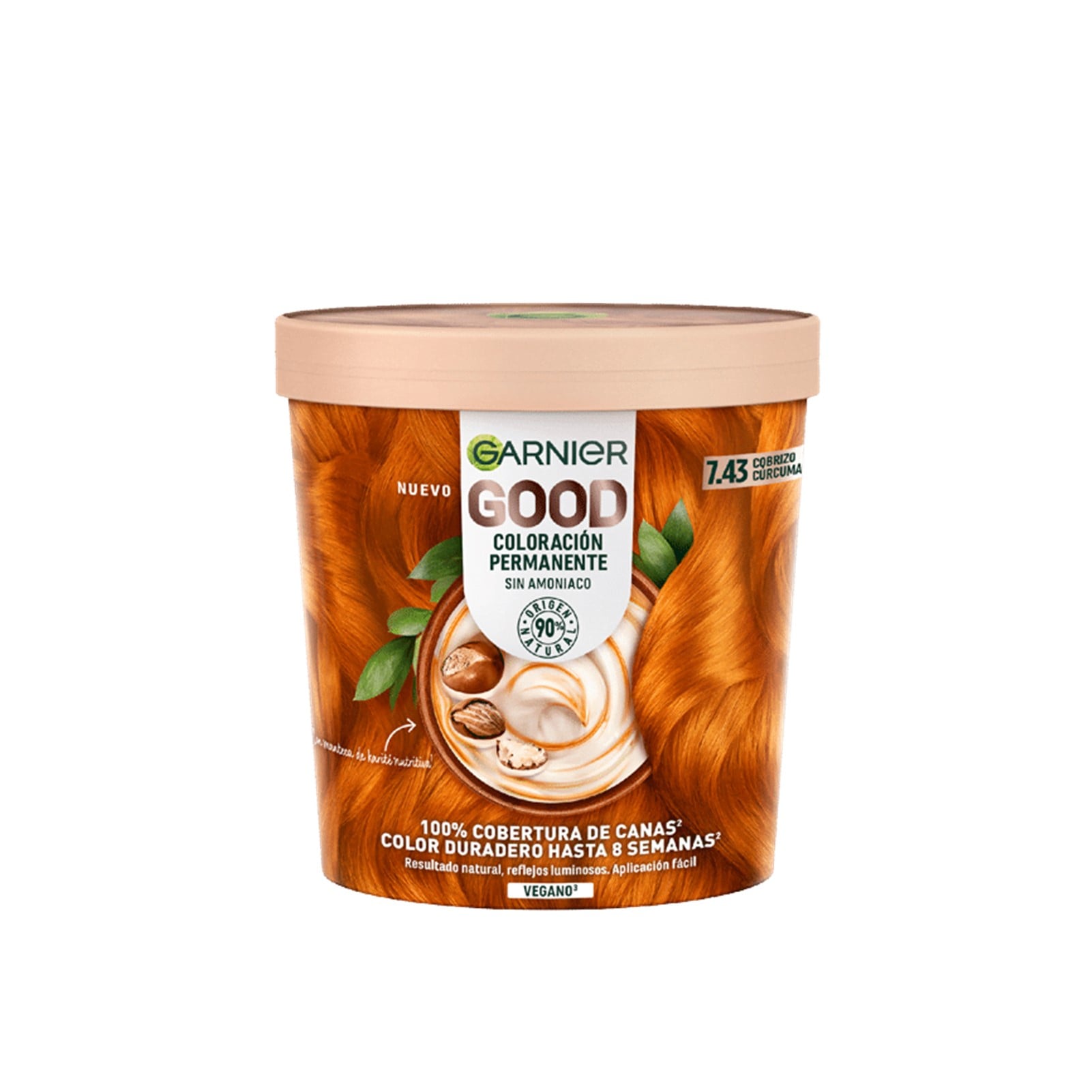 Garnier Good Permanent Hair Dye 7.43 Turmeric Copper USA