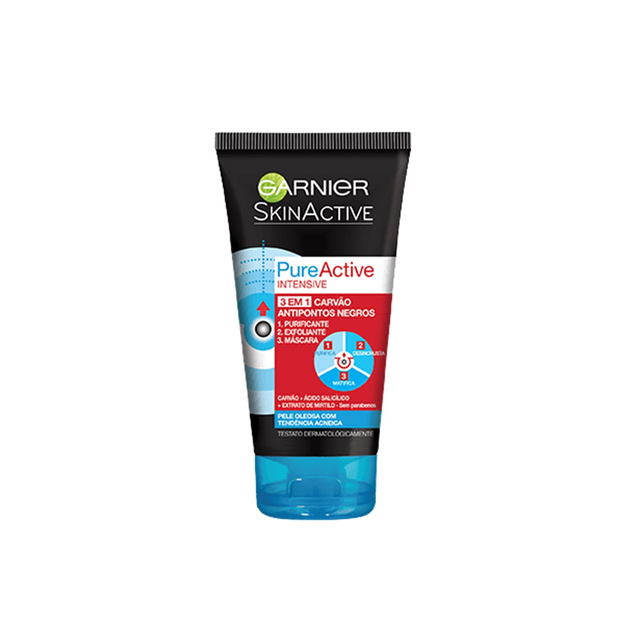 Garnier Pure Active Intensive 3-In-1 Charcoal Mask 150ml India