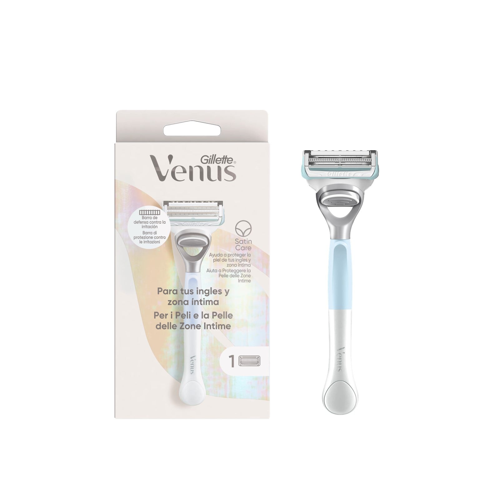 Gillette Venus Satin Care For Pubic Hair And Skin Razor Greenland