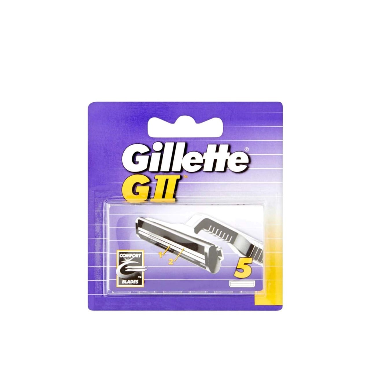 Gillette GII Replacement Razor Blades x5 Thailand