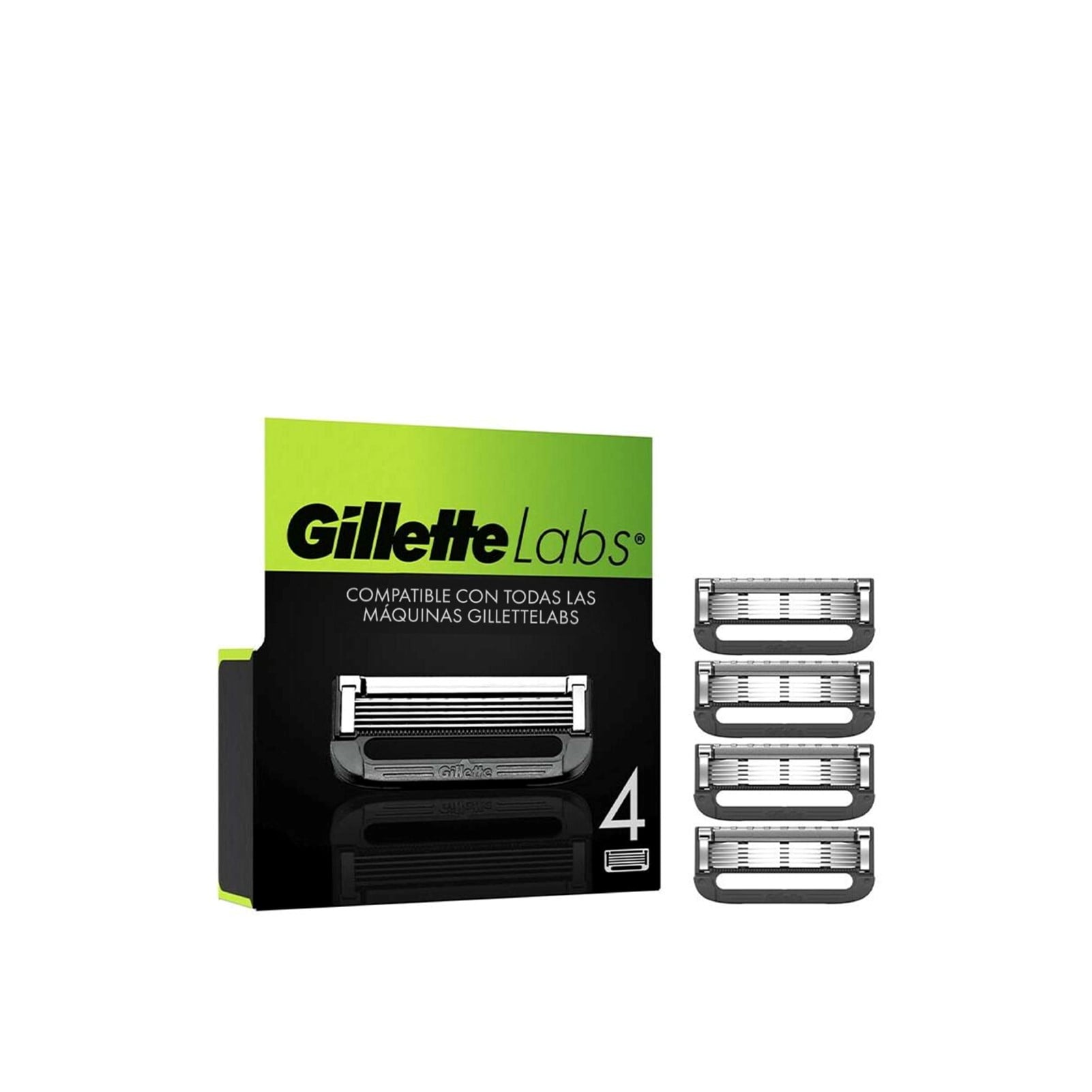 Gillette Labs Replacement Razor Blades x4 España