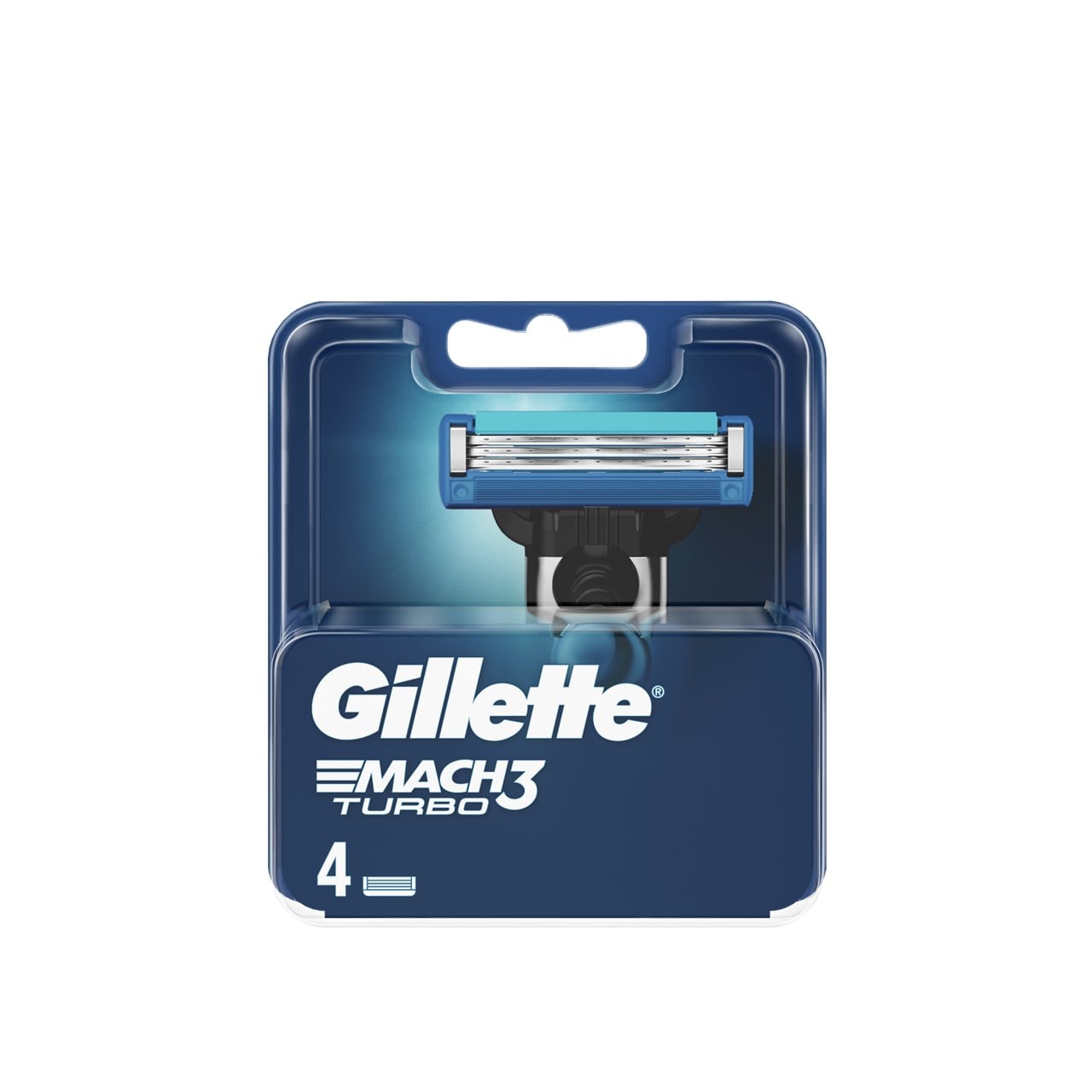 Gillette Mach3 Turbo Replacement Razor Blades x4 USA