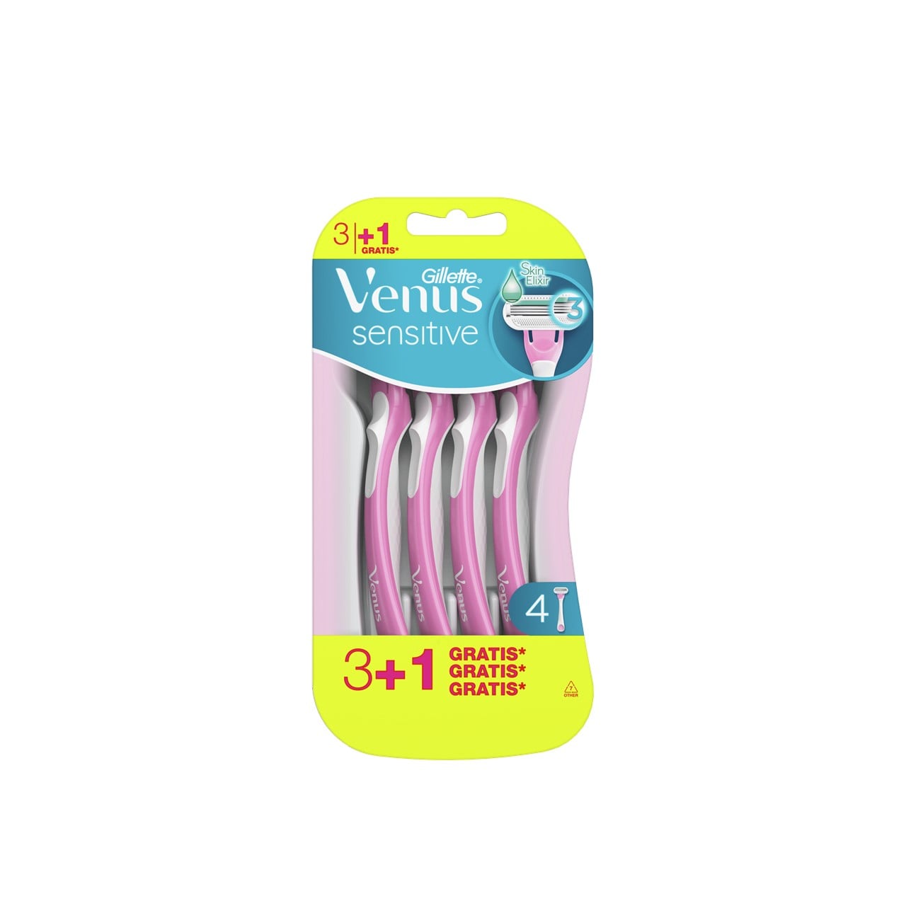 Gillette Venus Sensitive Disposable Razors x4 USA