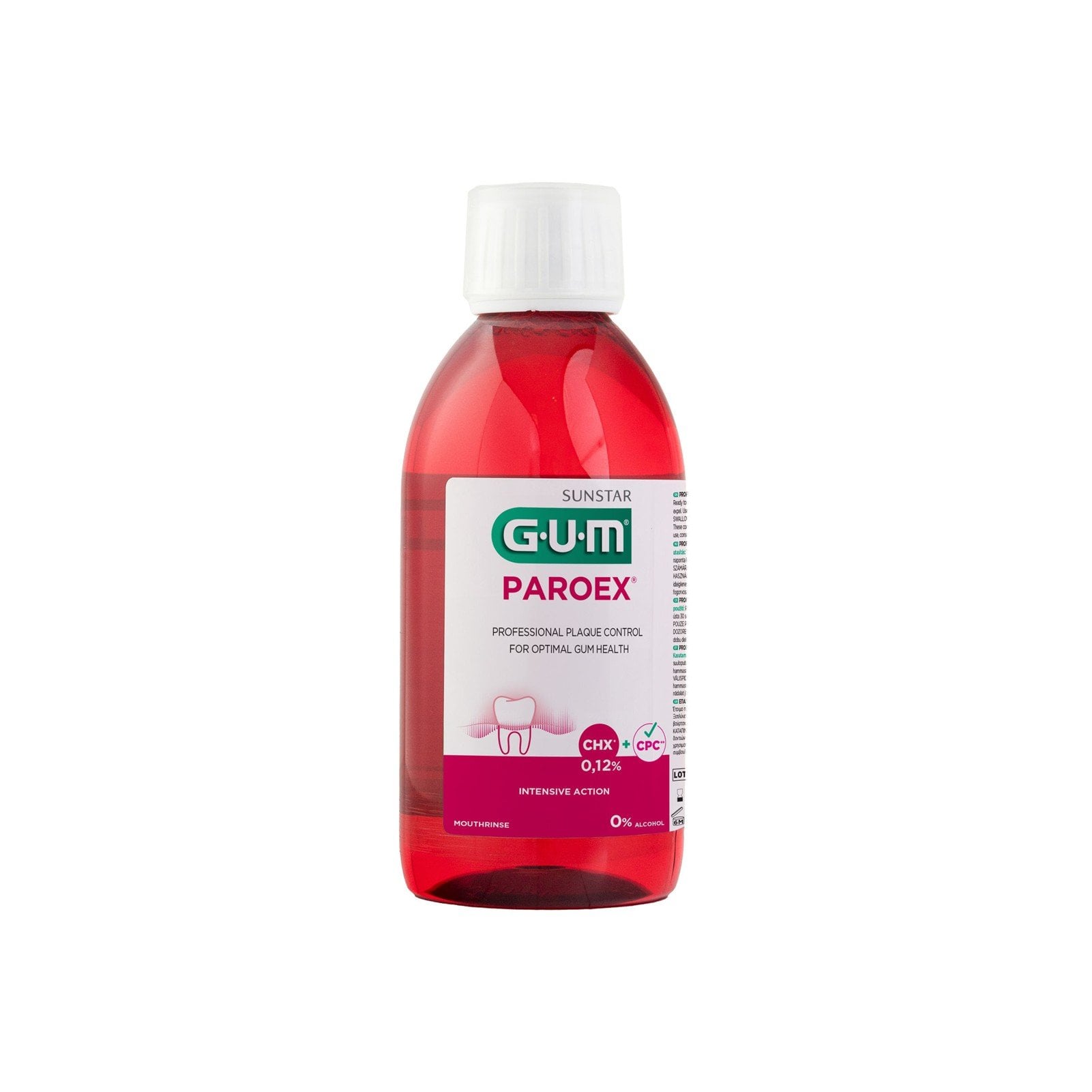 GUM Paroex 0.12% Intensive Action Mouthwash 300ml (10.14floz) USA
