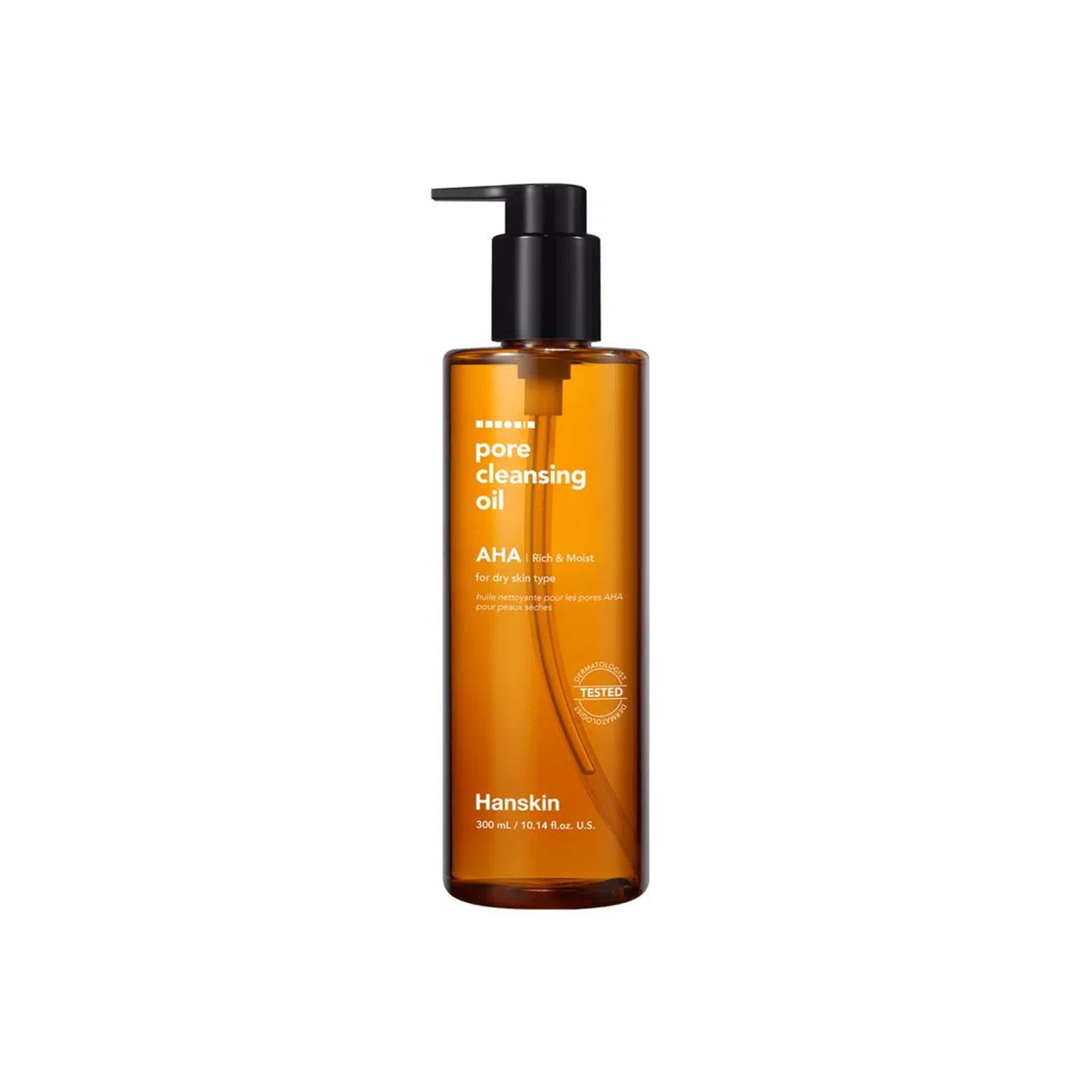 Hanskin AHA Rich & Moist Pore Cleansing Oil 300ml Germany