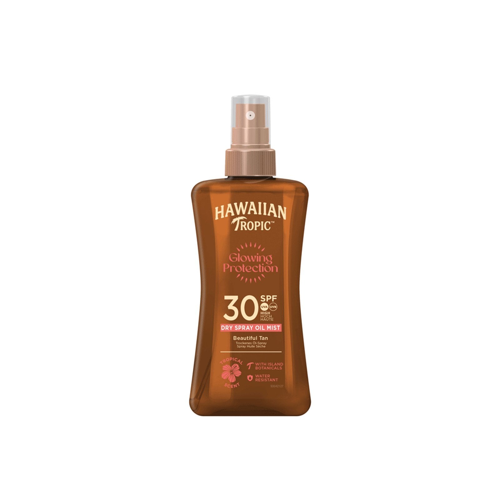 Hawaiian Tropic Glowing Protection Dry Spray Oil Mist SPF30 200ml (6 ...